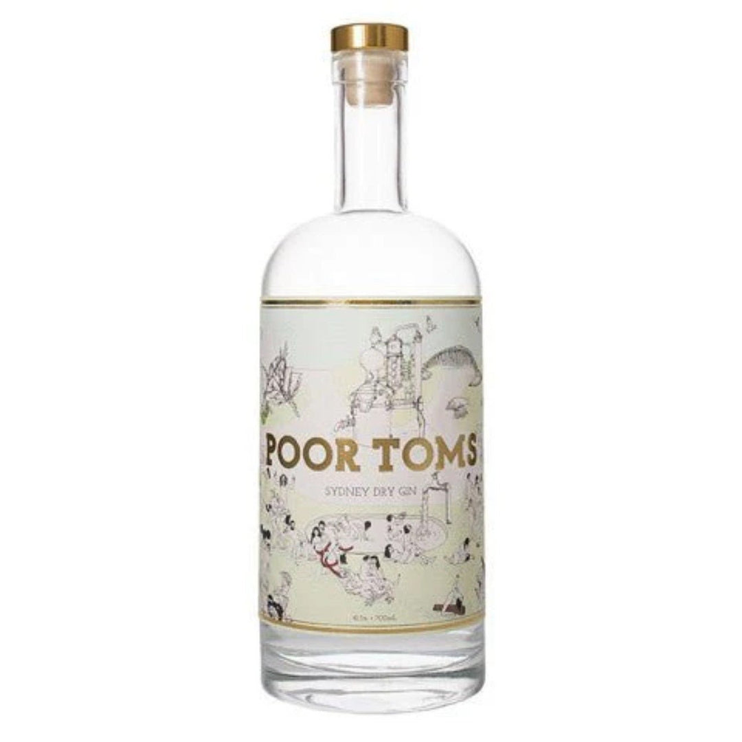 POOR TOMS SYDNEY DRY GIN 41.3% - Liquor Wine Cave