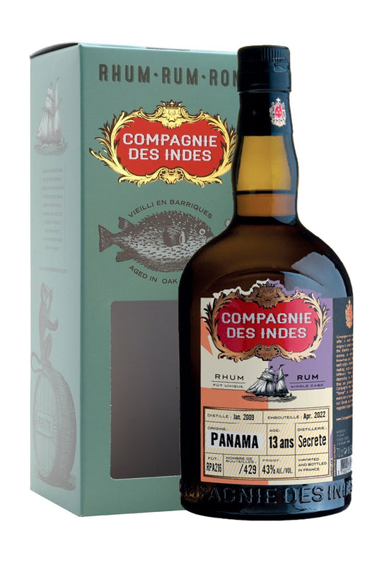 Compagnie des Indes Panama 13 years Rum 43% 700ml - Liquor Wine Cave