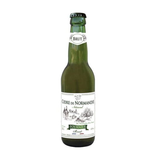 Fournier Brut Cidre de Normandie (dry apple cider) Artisanal 4.5% 330ml ...